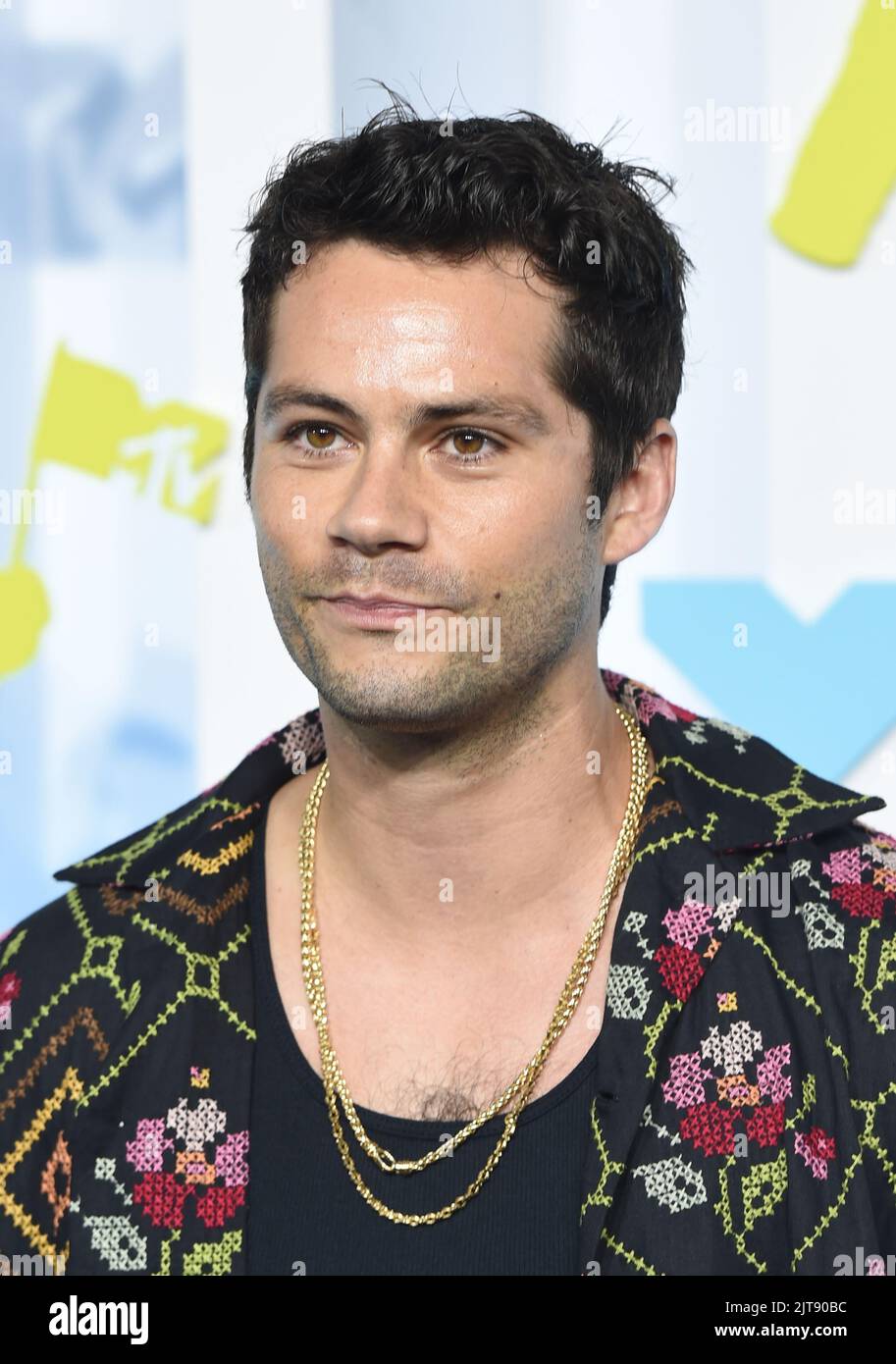 Newark, New Jersey, USA. 28th Aug, 2022. Dylan O'Brien at the 2022 MTV VMAs at Prudential Center ...