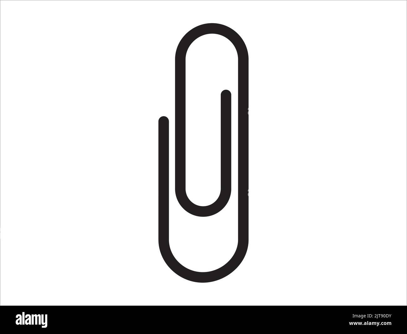 Paper clip icon for illustration, graphic design, website, social media ...
