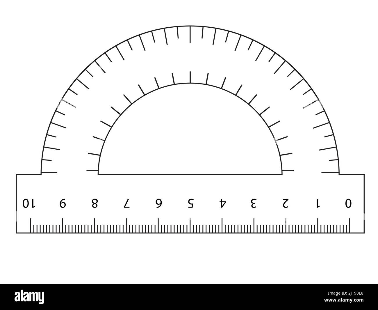 Measuring tool. Ruler, Protractor for school and business. Vector ... Measuring tool. Ruler, Protractor for school and business. Vector ...