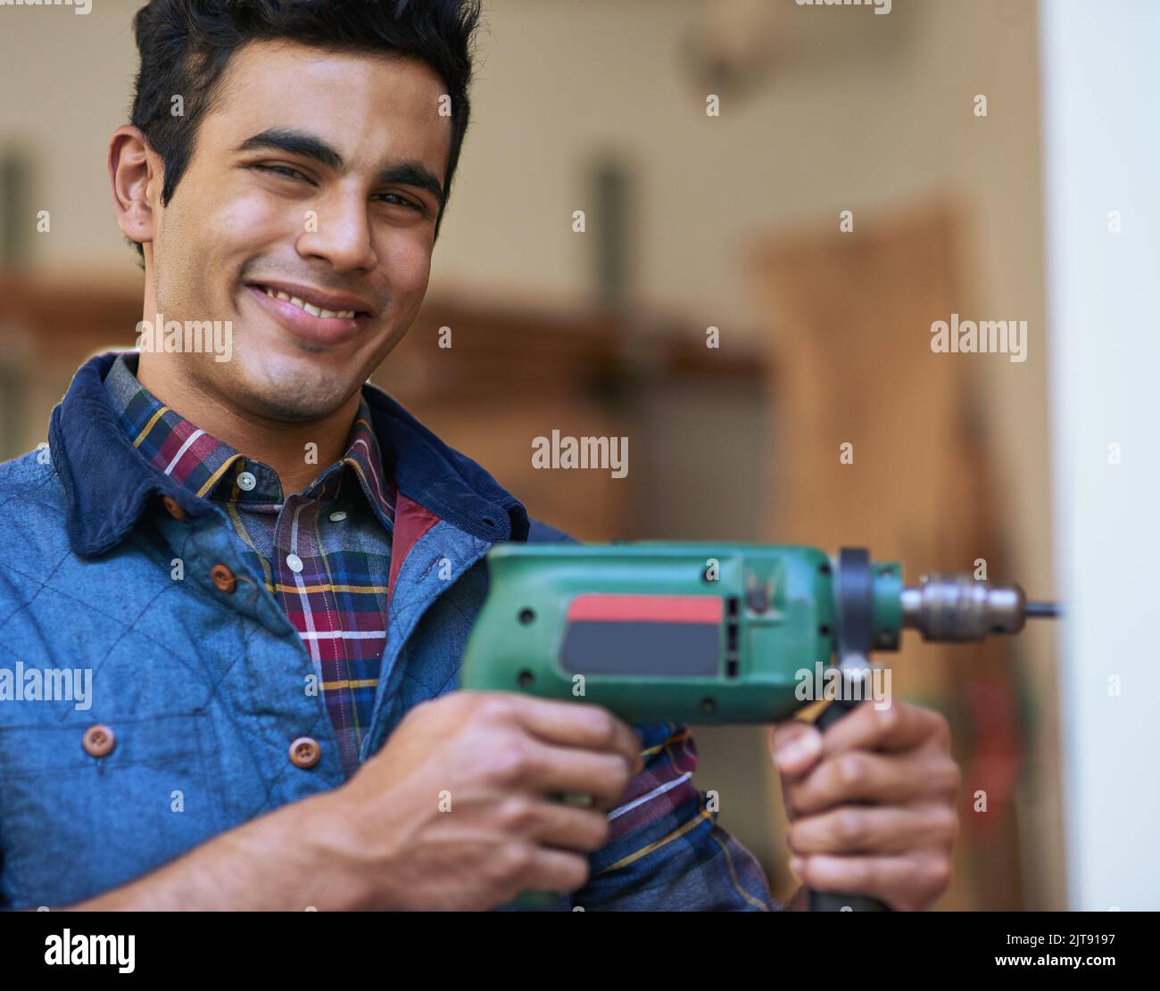 Drilling portrait hi-res stock photography and images - Alamy