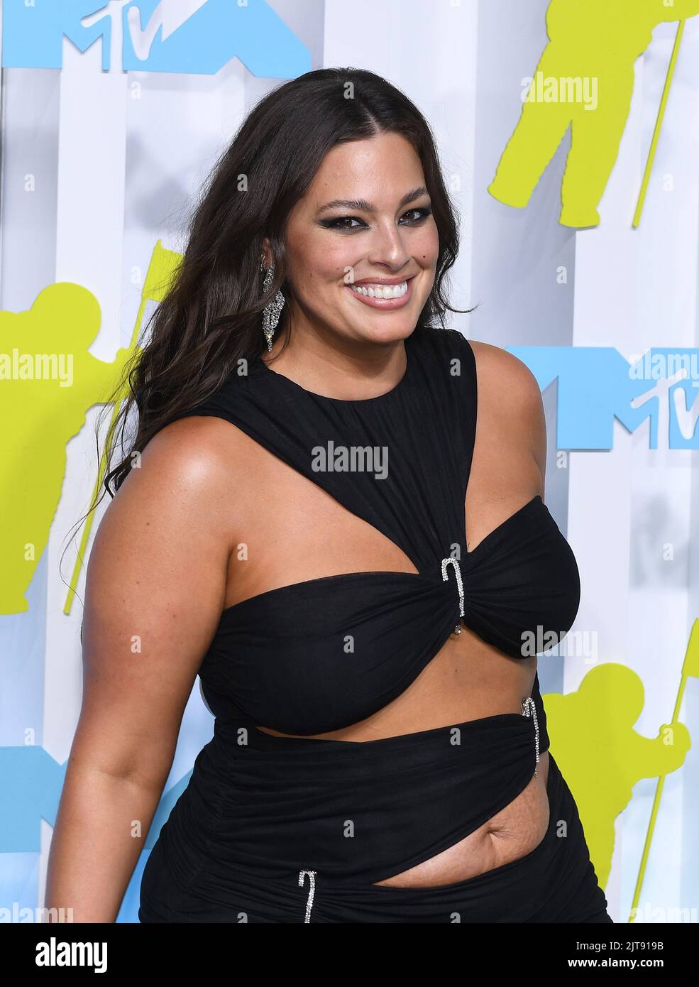 Newark, USA. 28th Aug, 2022. Ashley Graham attends the 2022 MTV VMAs at ... Newark, USA. 28th Aug, 2022. Ashley Graham attends the 2022 MTV VMAs at ...