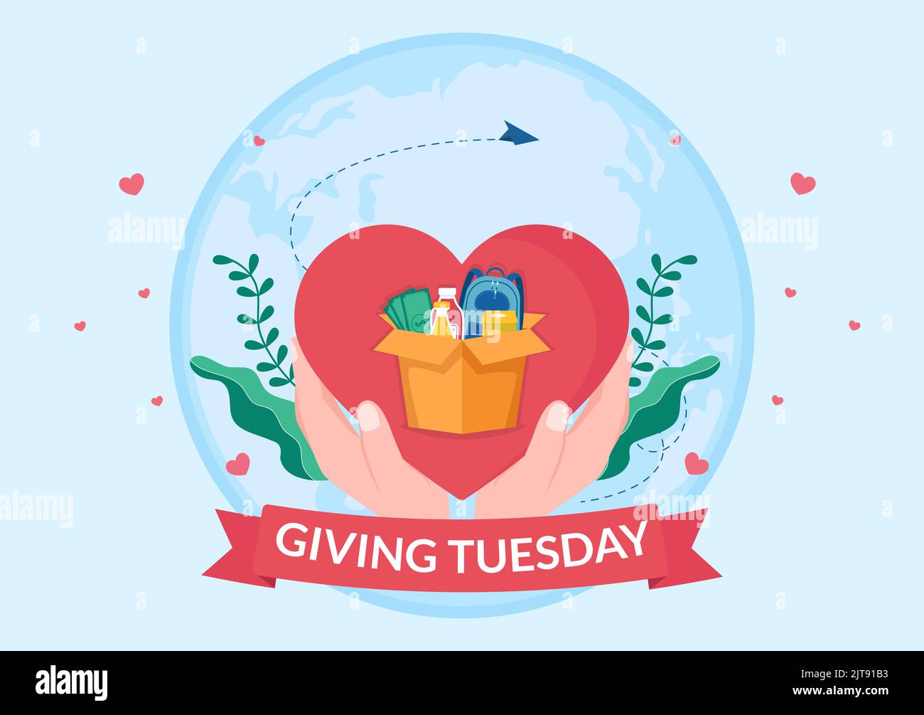 Happy Giving Tuesday Celebration with Give Gifts to Encourage People to ...