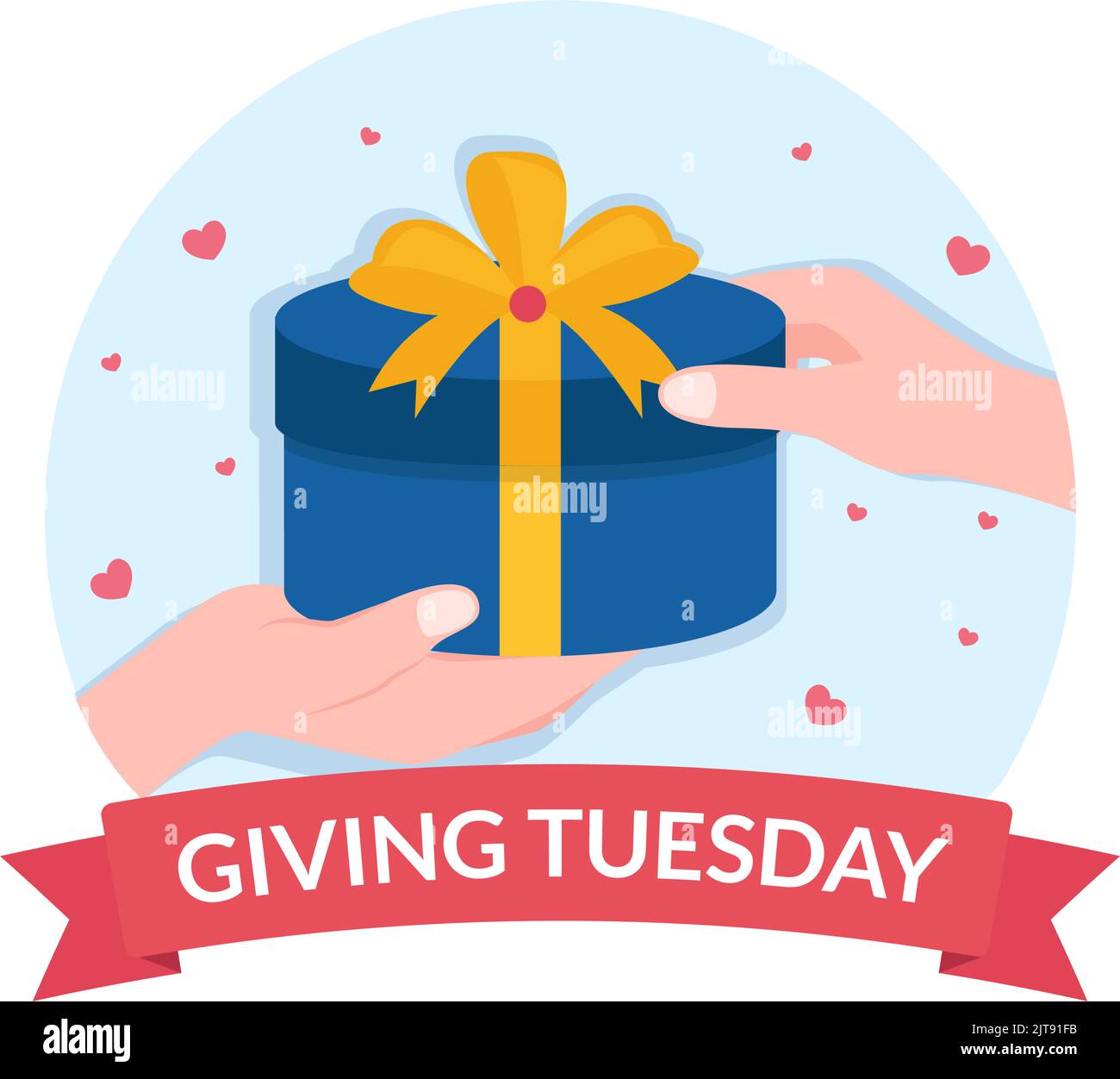 Happy Giving Tuesday Celebration with Give Gifts to Encourage People to ...