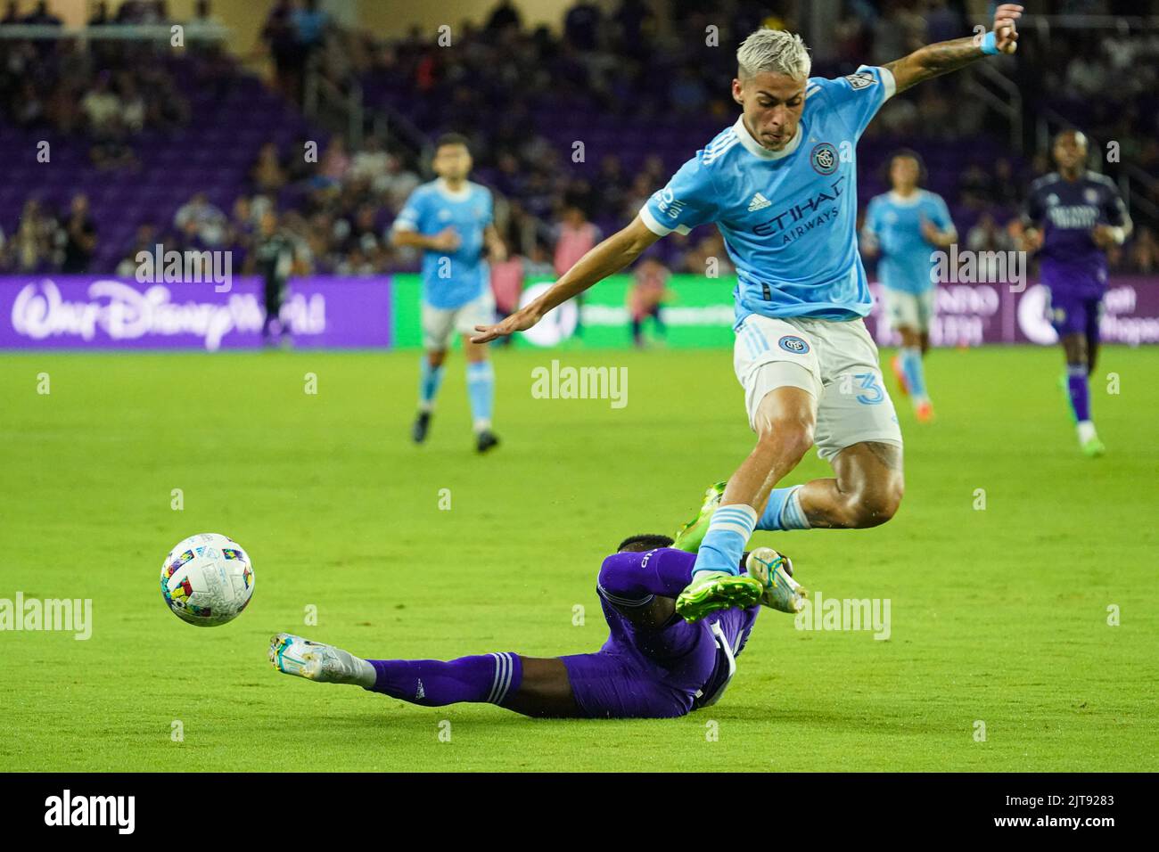 Orlando, Florida, USA, August 28, 2022, New York City FC player ...