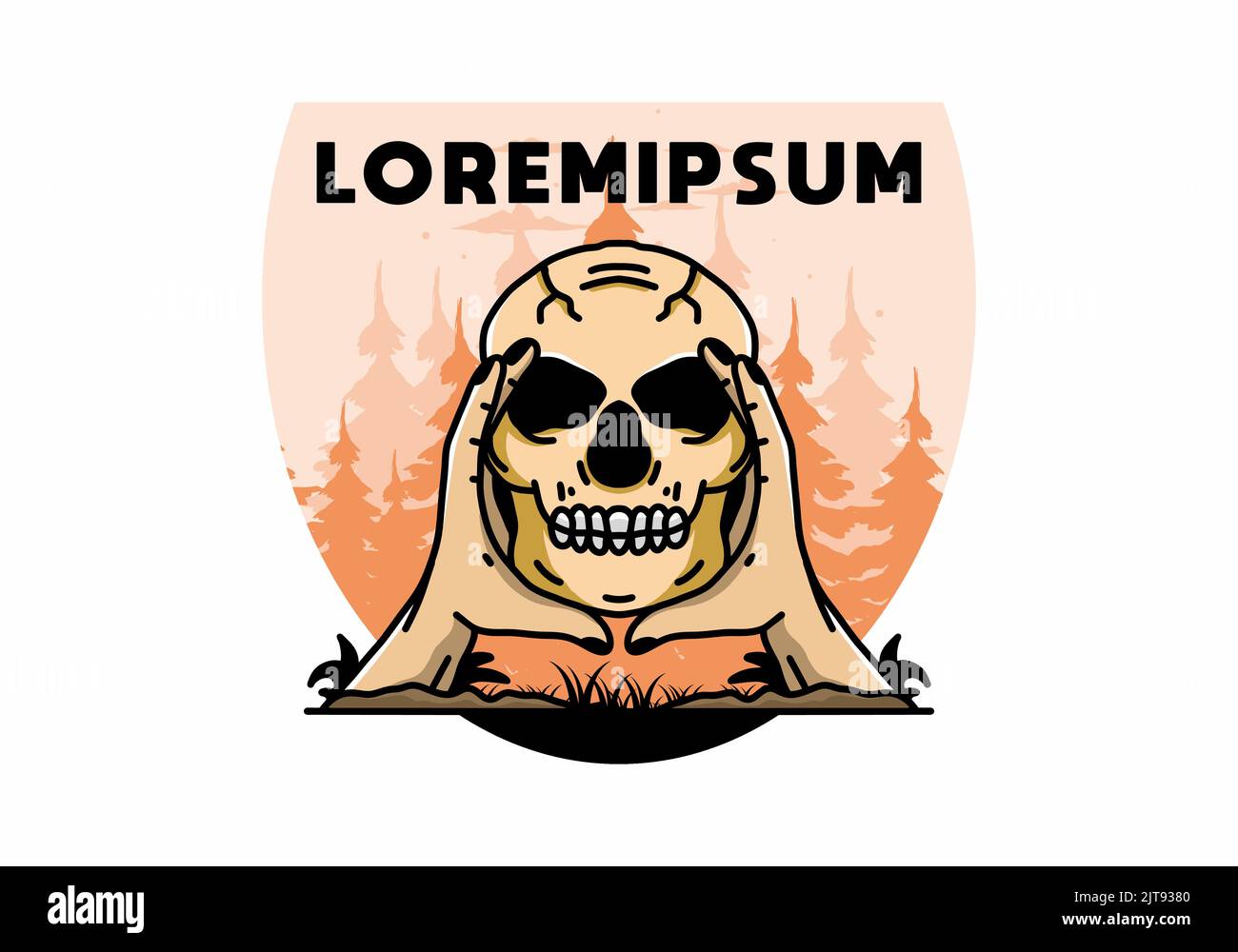 Skeleton hand holding a skull hi-res stock photography and images - Alamy