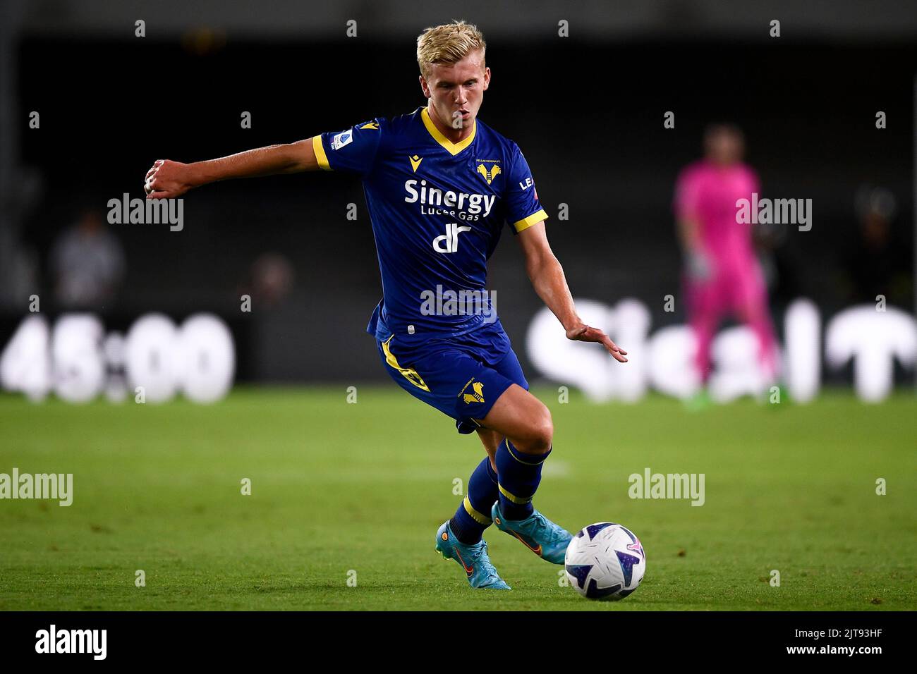 Verona, Italy. 28 August 2022. Josh Doig of Hellas Verona FC in action ...