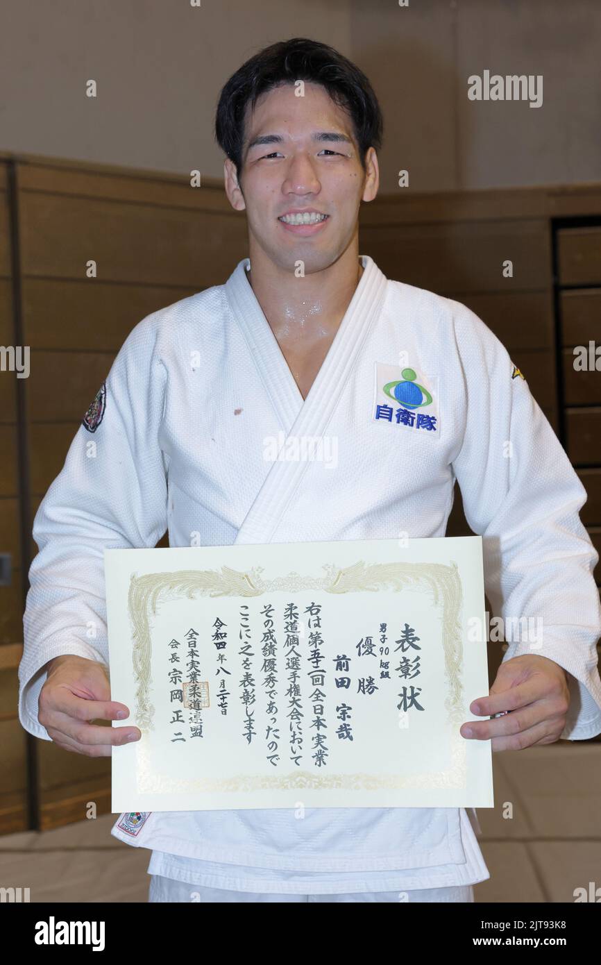 Baycom Gymnasium, Hyogo, Japan. 27th Aug, 2022. Kazuya Maeda, August 27 ...