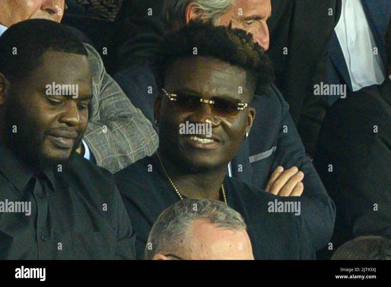 Paris, France. 28th Aug, 2022. Clint Capela (Atlanta Hawks) attends the ...