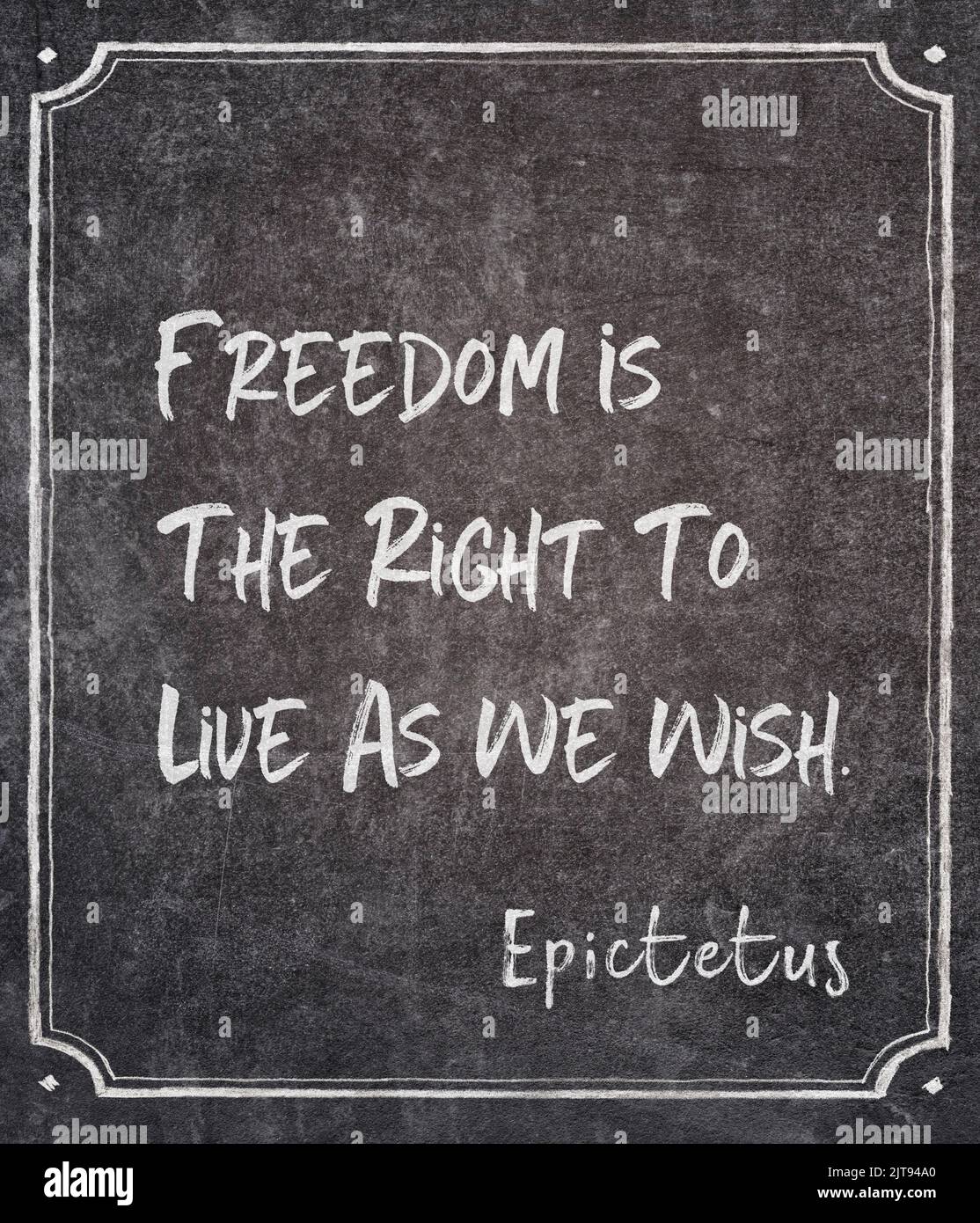Freedom is the right to live as we wish - ancient Greek philosopher ...