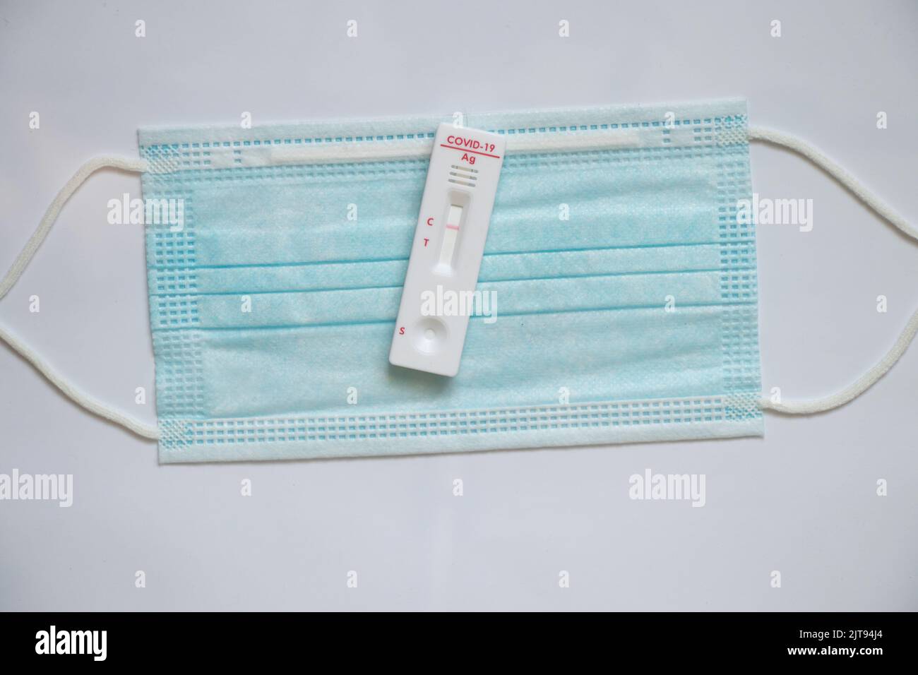 Mask and covid test hi-res stock photography and images - Alamy