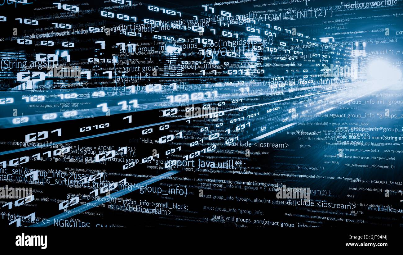 Software Development Application Programming Code And Tacit Computer Coding Concept Of Smart