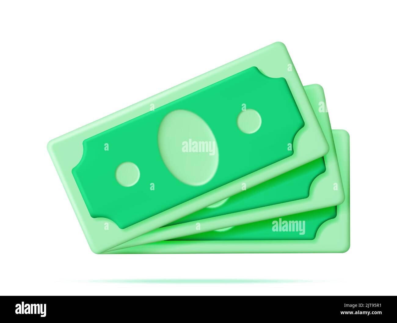 Dollar banknote stack green Stock Vector Images - Alamy