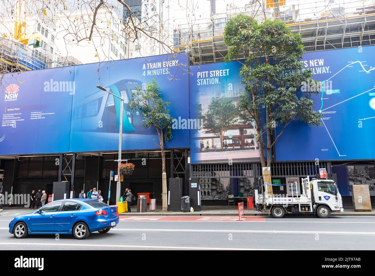 Sydney Metro public transport project in Sydney city centre, NSW ...