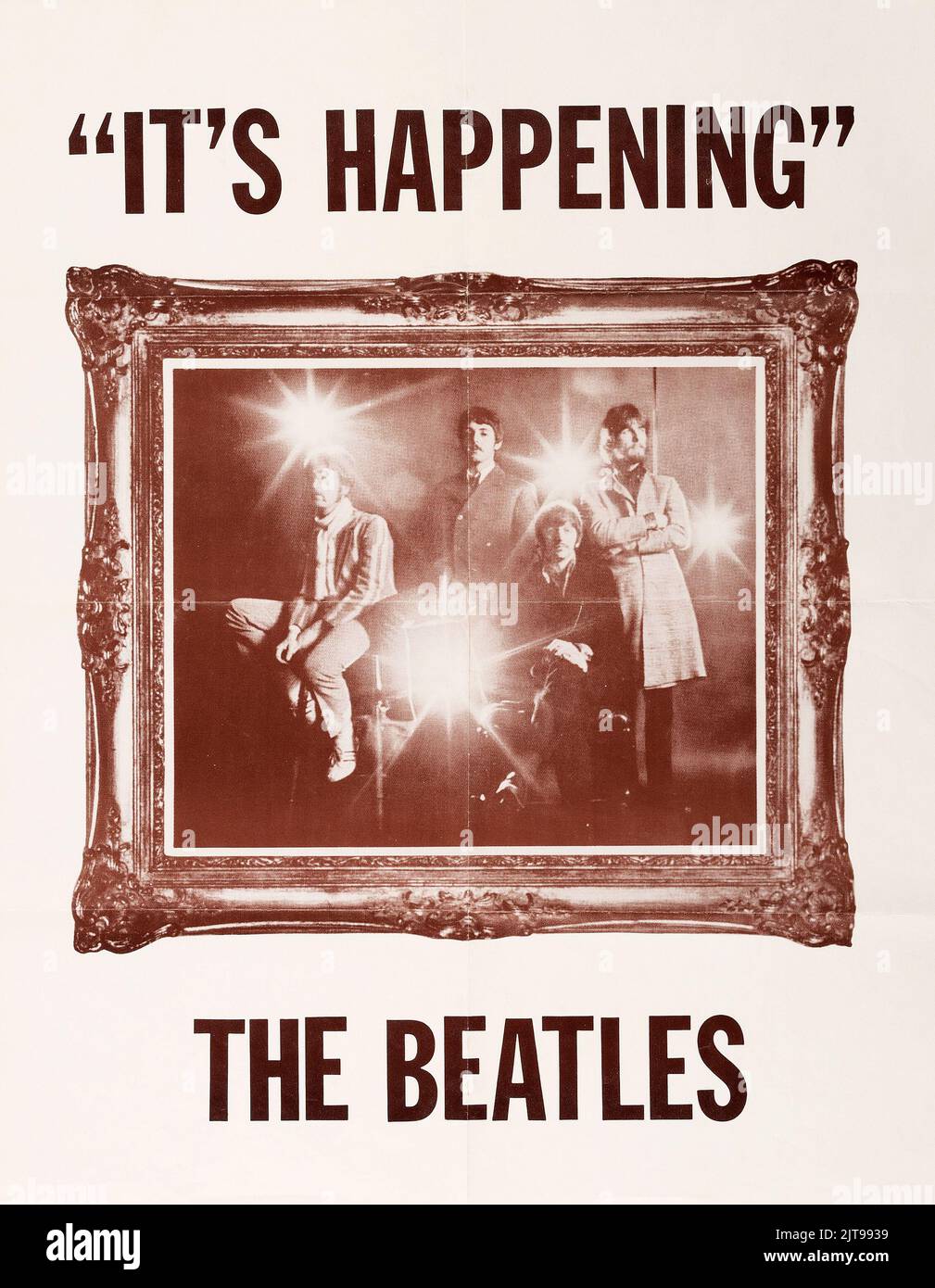 The Beatles "It's Happening" Promo Poster (1967 Stock Photo - Alamy