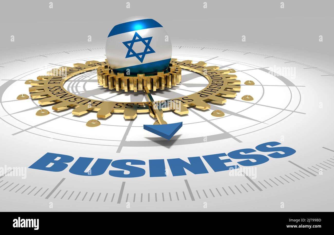Flag israel pointer arrow hi-res stock photography and images - Alamy