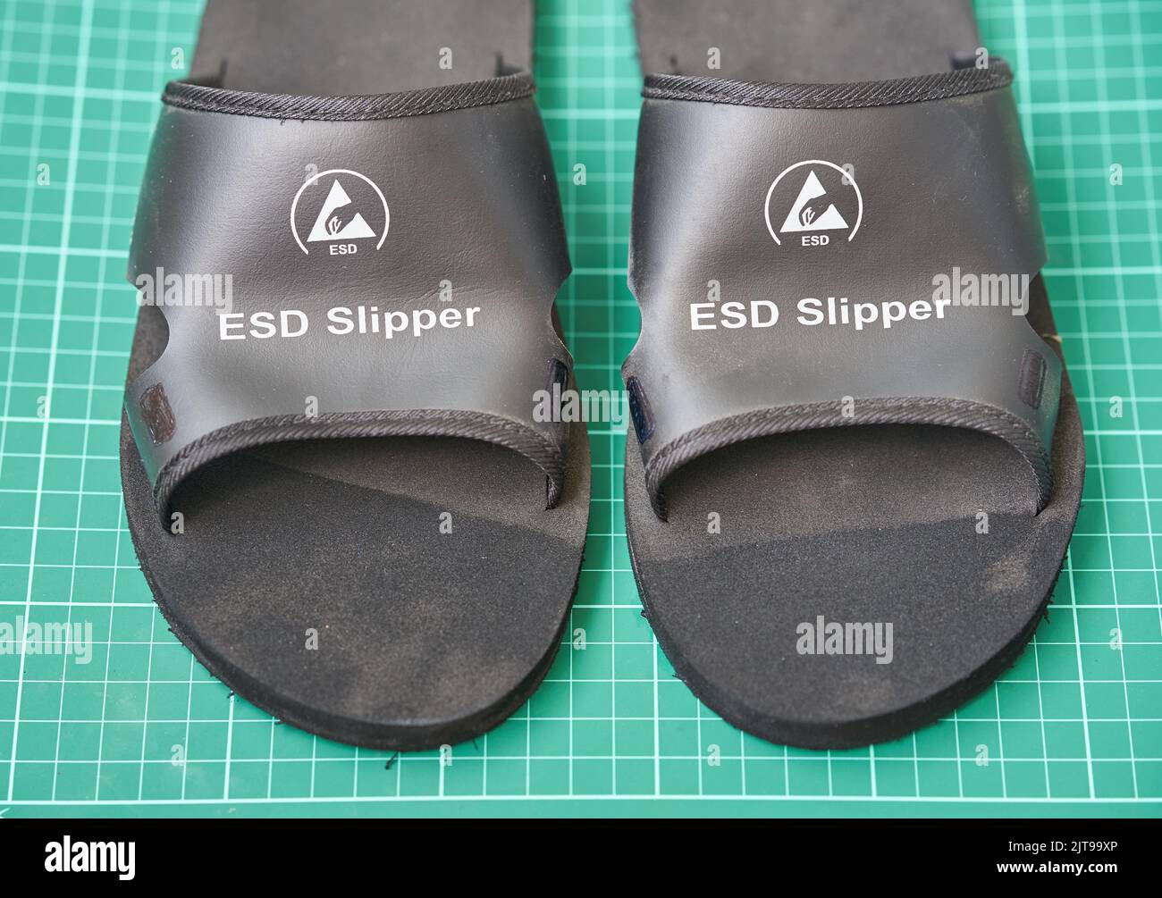 Electro static slippers used in manufacturing to reduce electro static ...