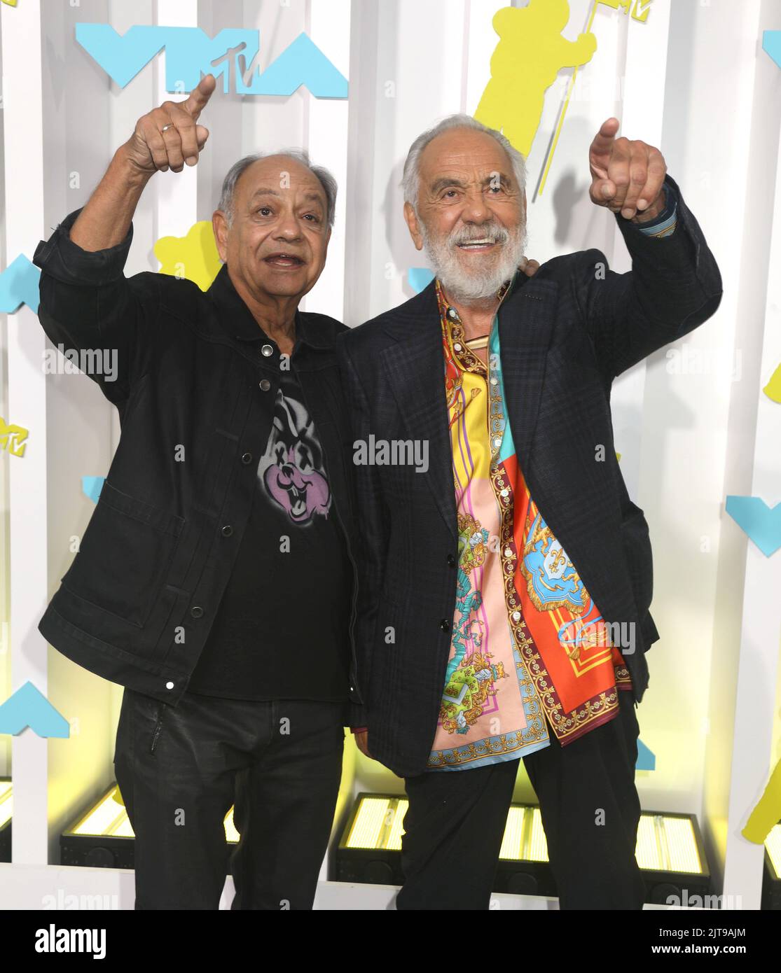 August 28, 2022, Newark, New York, USA: CHEECH MARIN and TOMMY CHONG ...