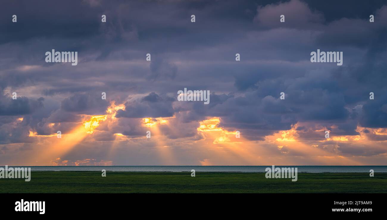 Crepuscular rays (more commonly known as sunbeams, sun rays, splintered ...