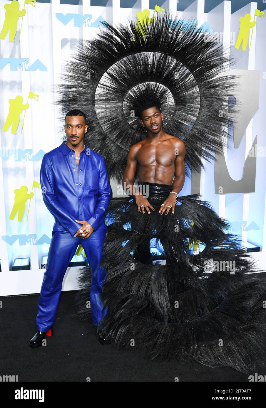 August 28th, 2022. Newark, USA. Harris Reed and Lil Nas X arriving at ...