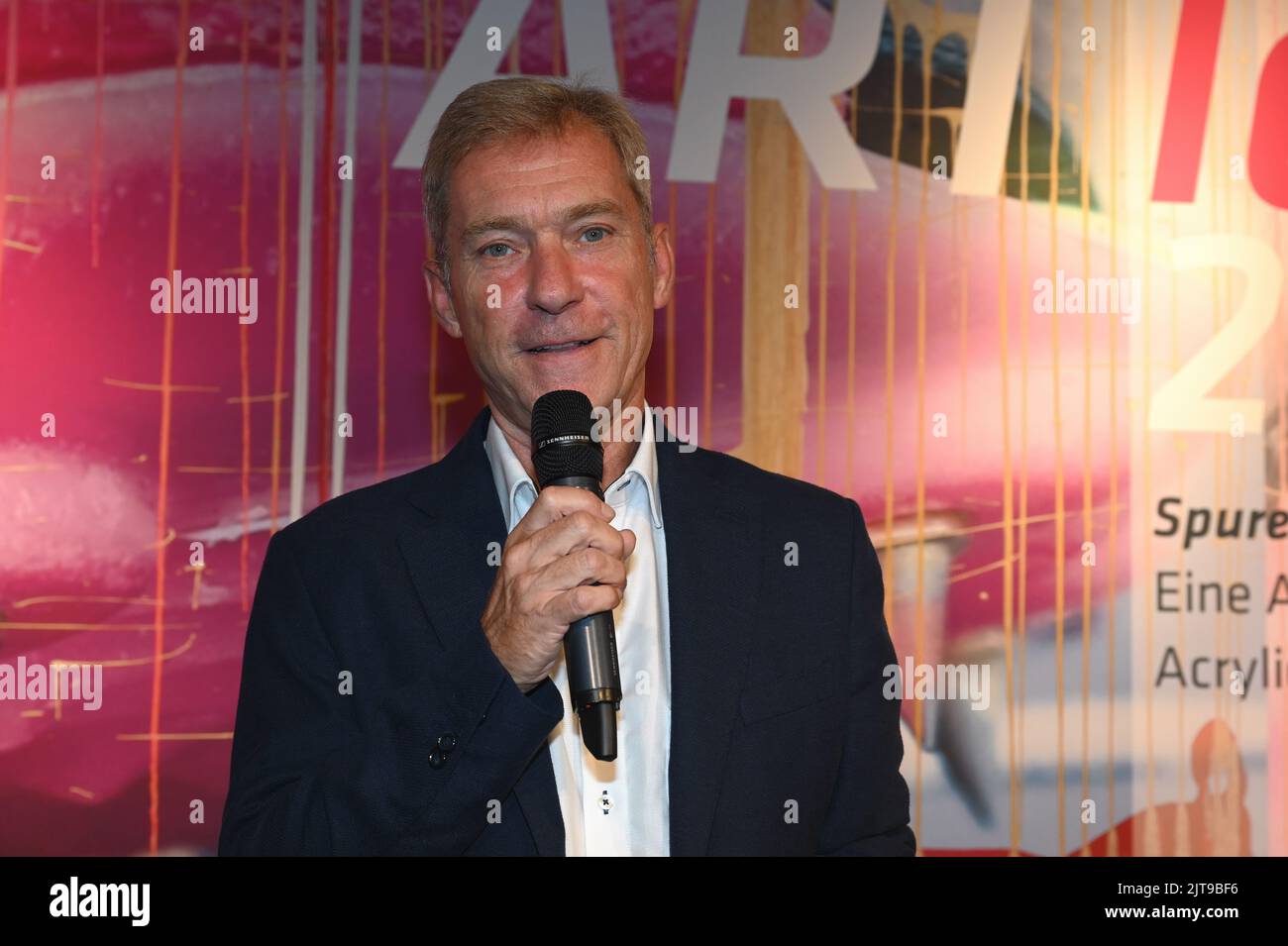 Cologne, Germany. 26th Aug, 2022. Sports historian Andreas Höfer at the ...