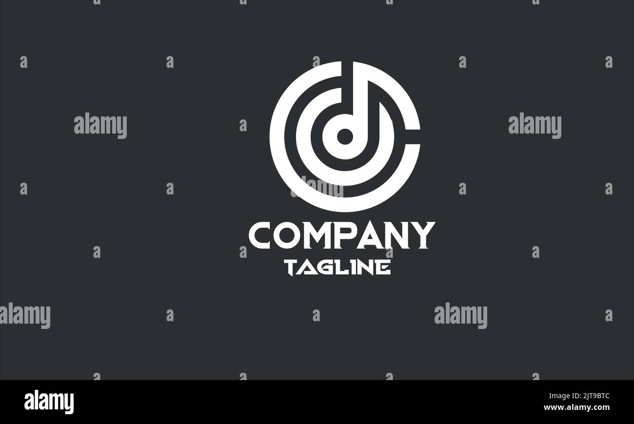 minimal music beat logo template Stock Vector Image & Art - Alamy