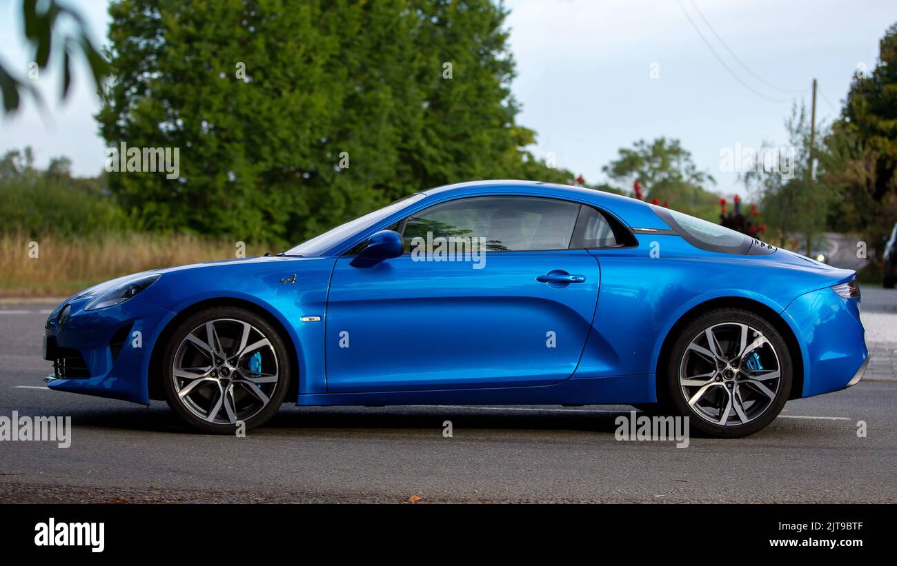 2020 1798cc blue Alpine sports car Stock Photo - Alamy