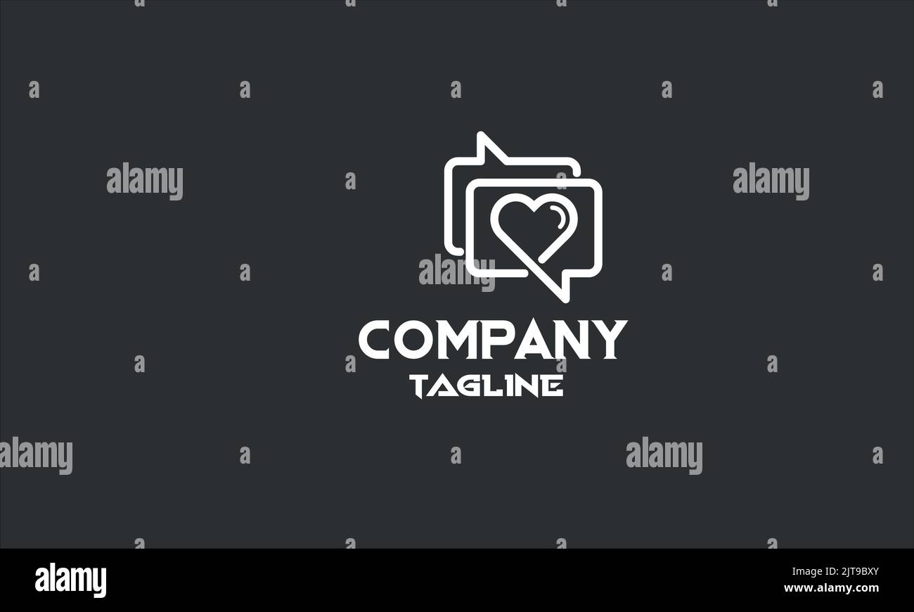 Minimal love element Stock Vector Images - Alamy