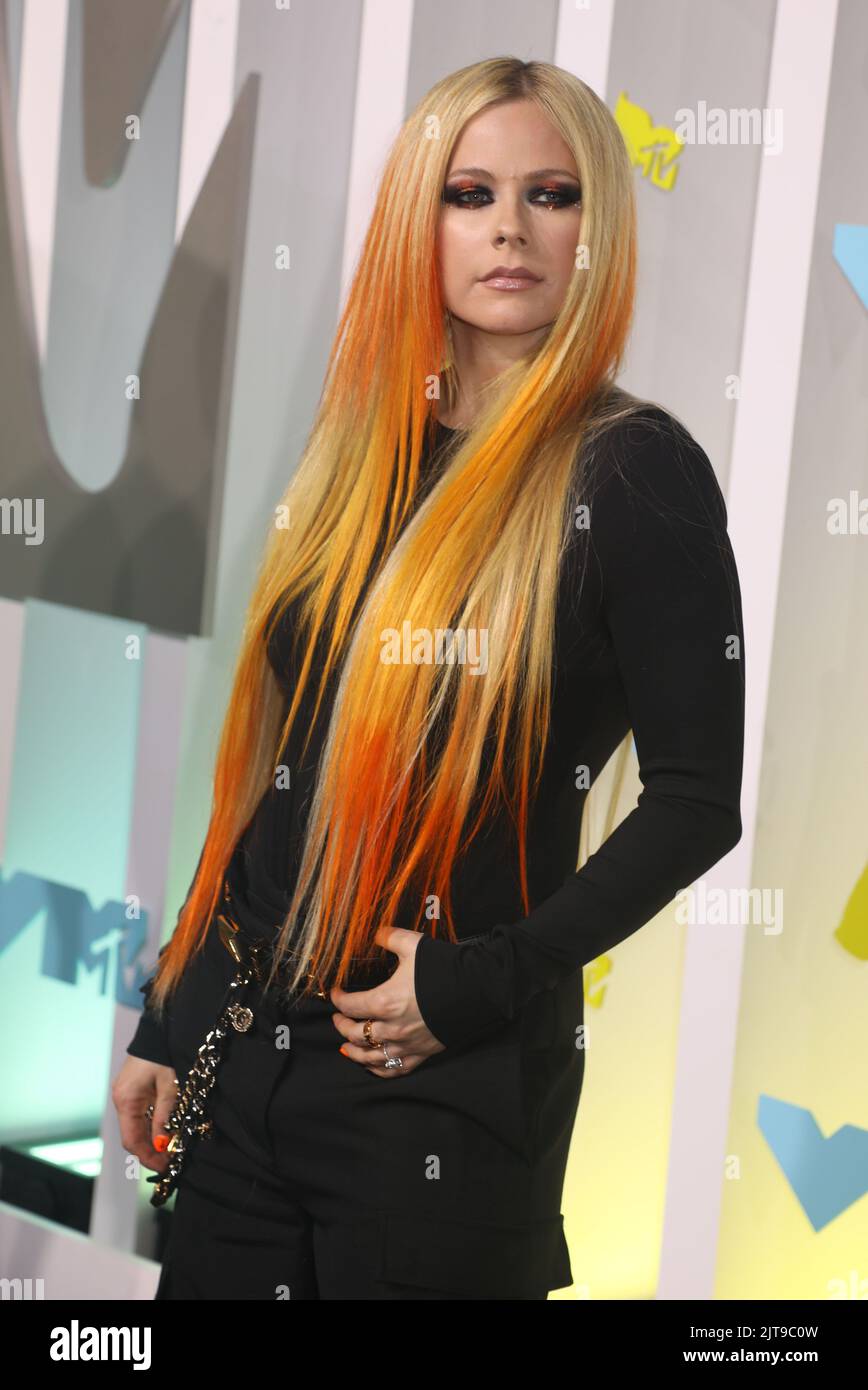 August 28, 2022, Newark, New York, USA: Singer AVRIL LAVIGNE attends ...