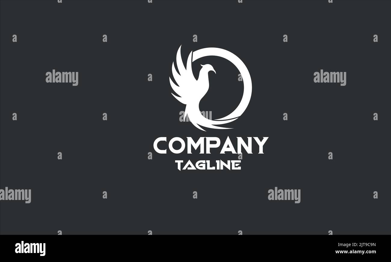 Minimal wing logo hi-res stock photography and images - Alamy