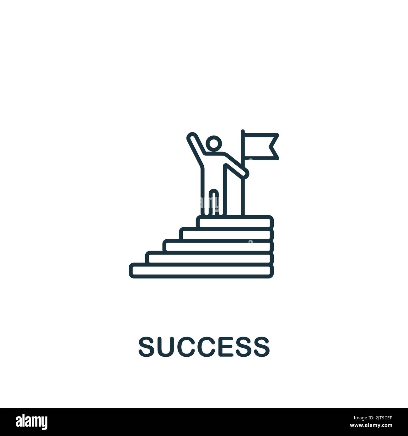 Success icon. Line simple Success icon for templates, web design and ...