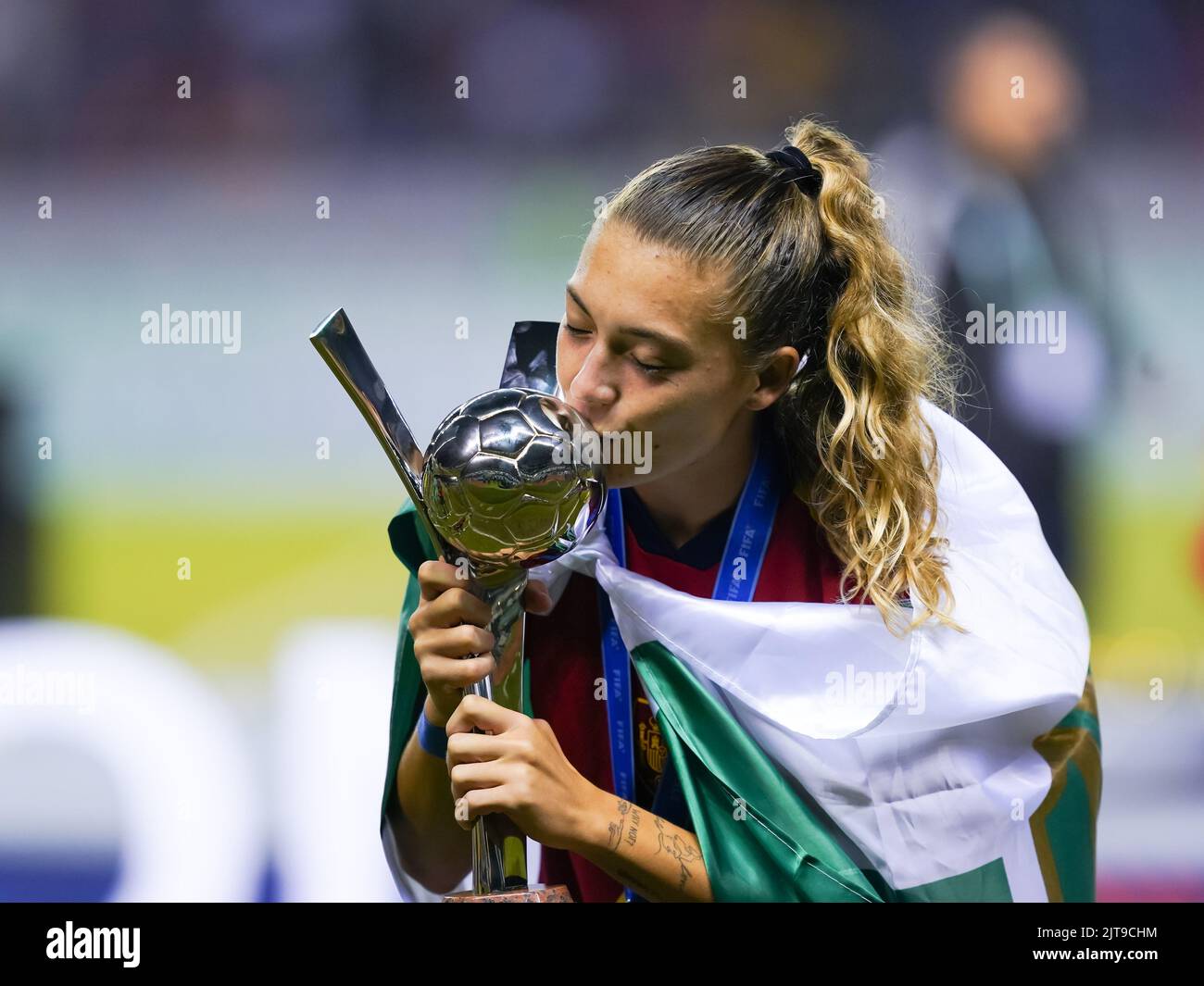Costa rica celebrates her gold medal hi-res stock photography and ...