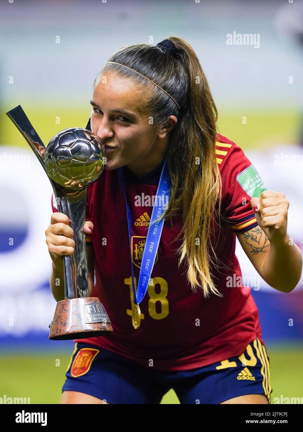 Costa rica celebrates her gold medal hi-res stock photography and ...