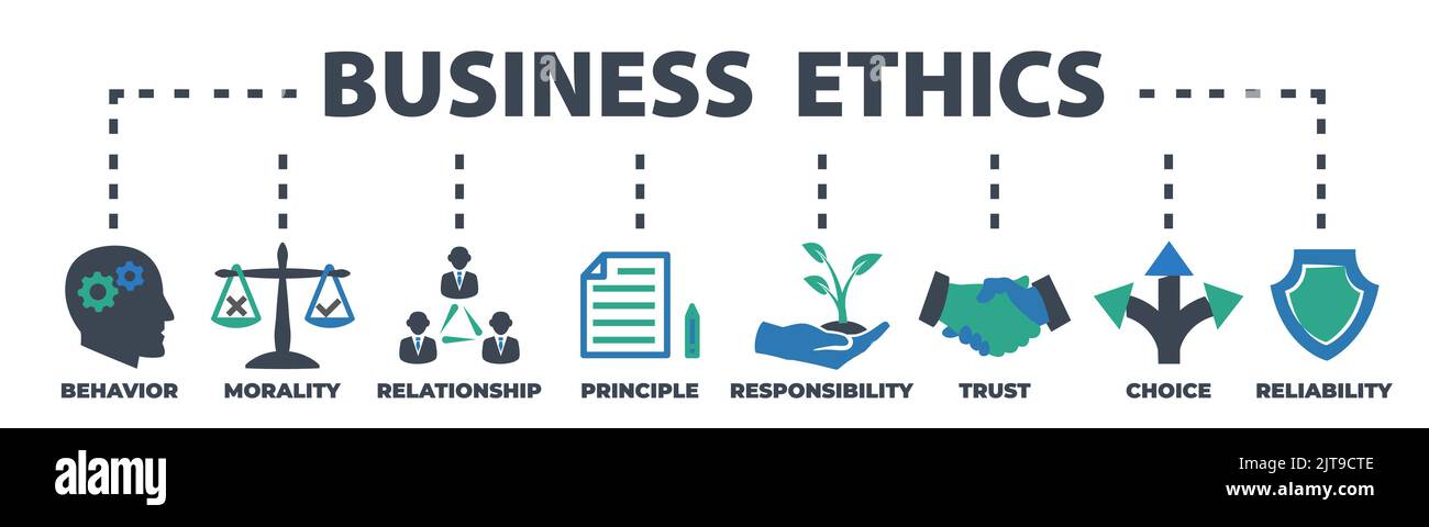 Business Ethics. Concept with icons and signs Stock Vector Image & Art ...