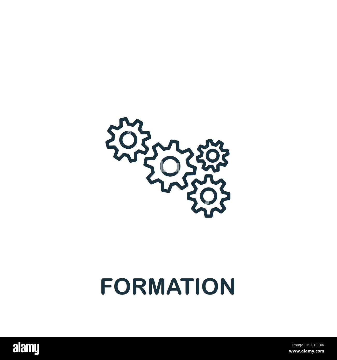 Formation icon. Line simple icon for templates, web design and ... Formation icon. Line simple icon for templates, web design and ...