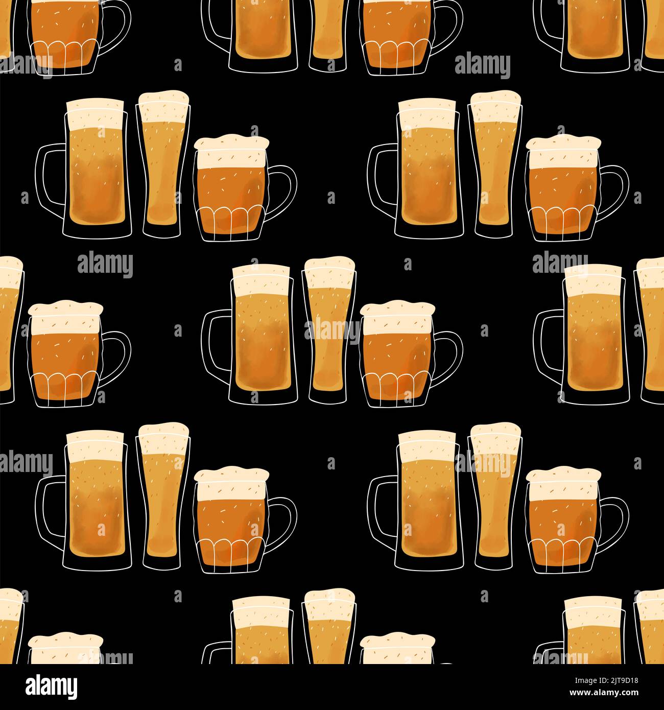 Cerveza pattern hi-res stock photography and images - Alamy