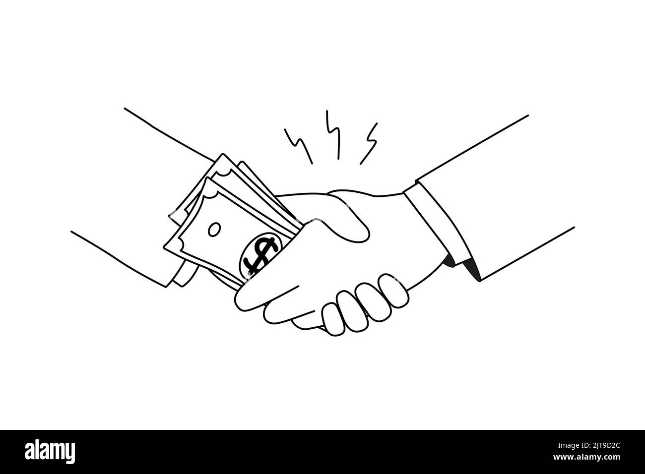 Close up hand businessmen giving Stock Vector Images - Alamy