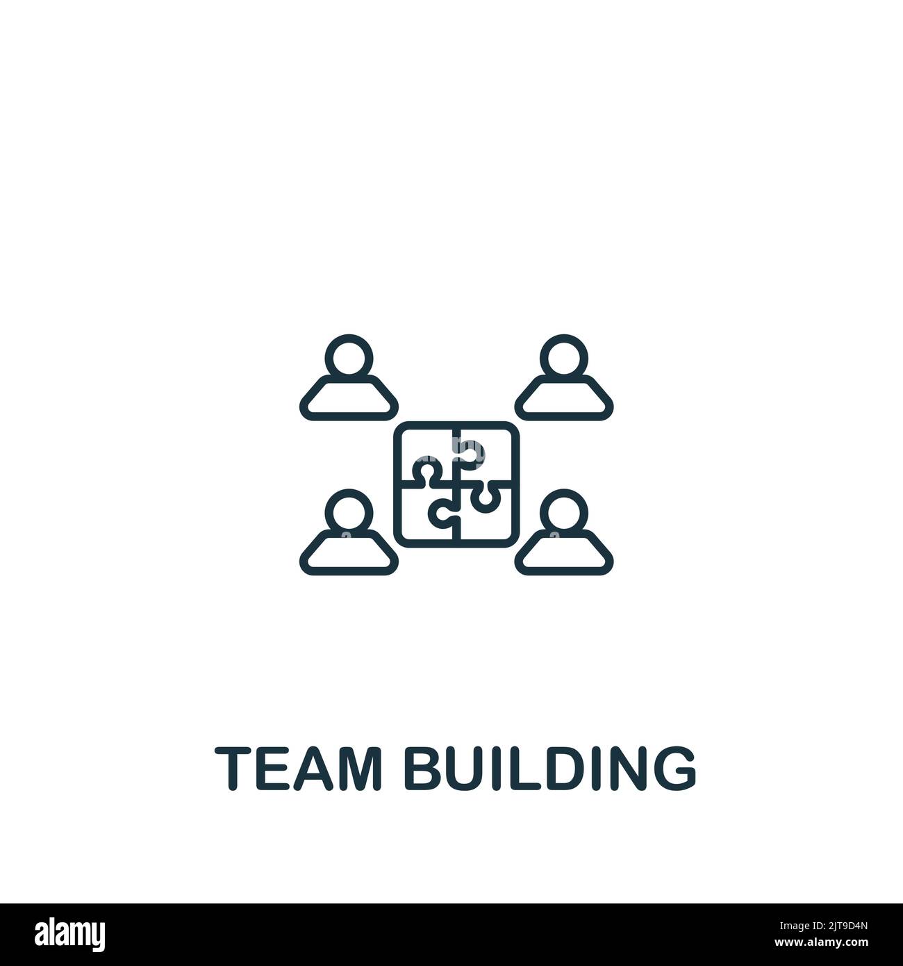 Team Building icon. Line simple icon for templates, web design and ...