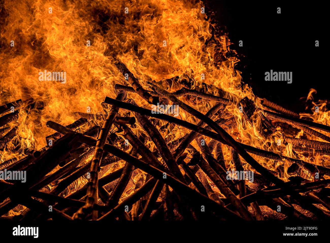 Pyrenean fire festivals hi-res stock photography and images - Alamy