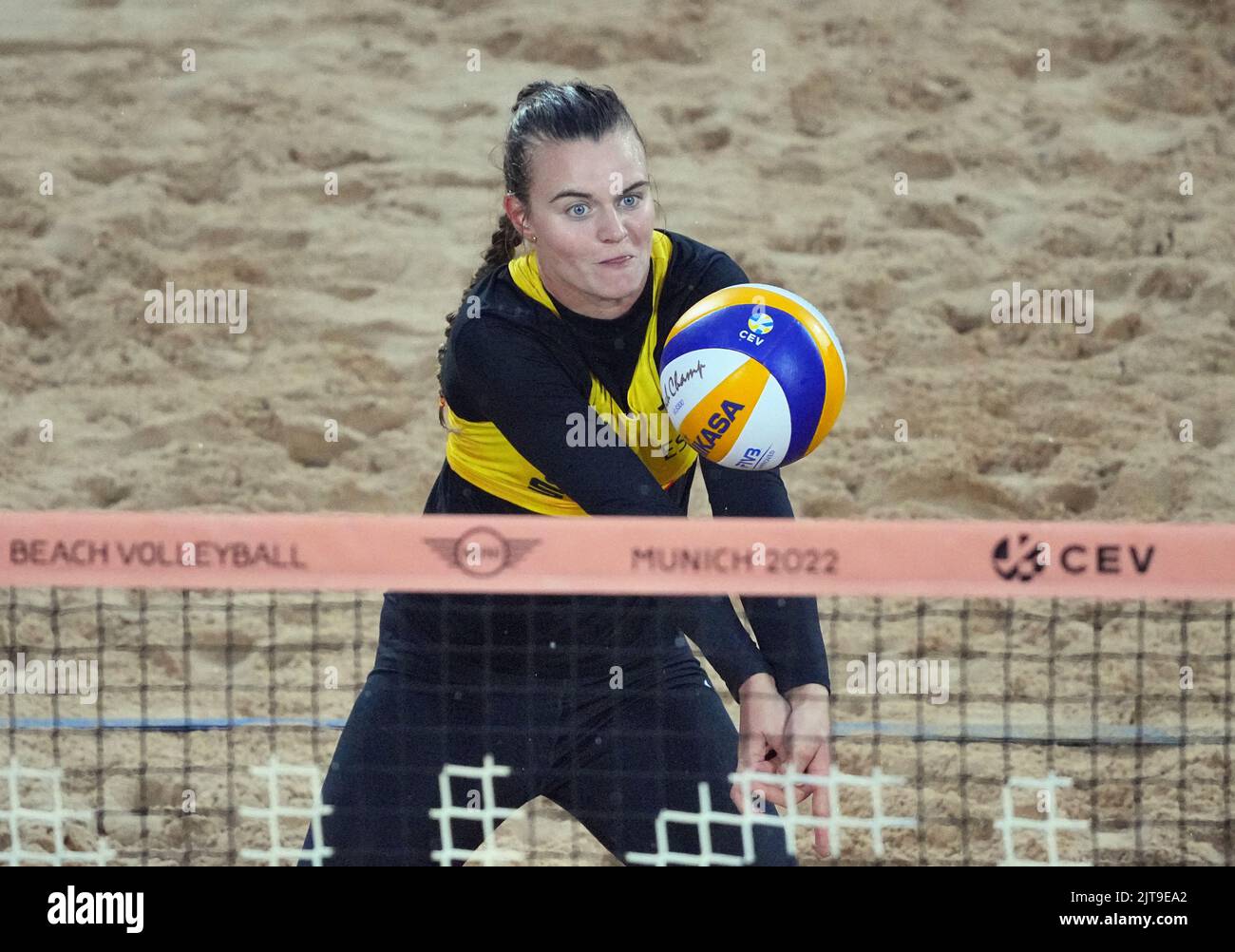 20 August 2022, Bavaria, Munich: Volleyball: European Championship ...