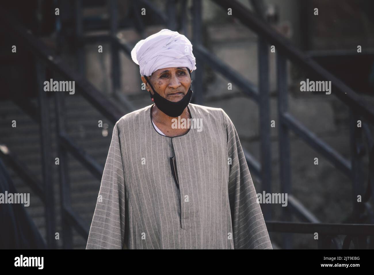 Luxor, Egypt - November 12, 2020: Local Egyptian People going to the ...