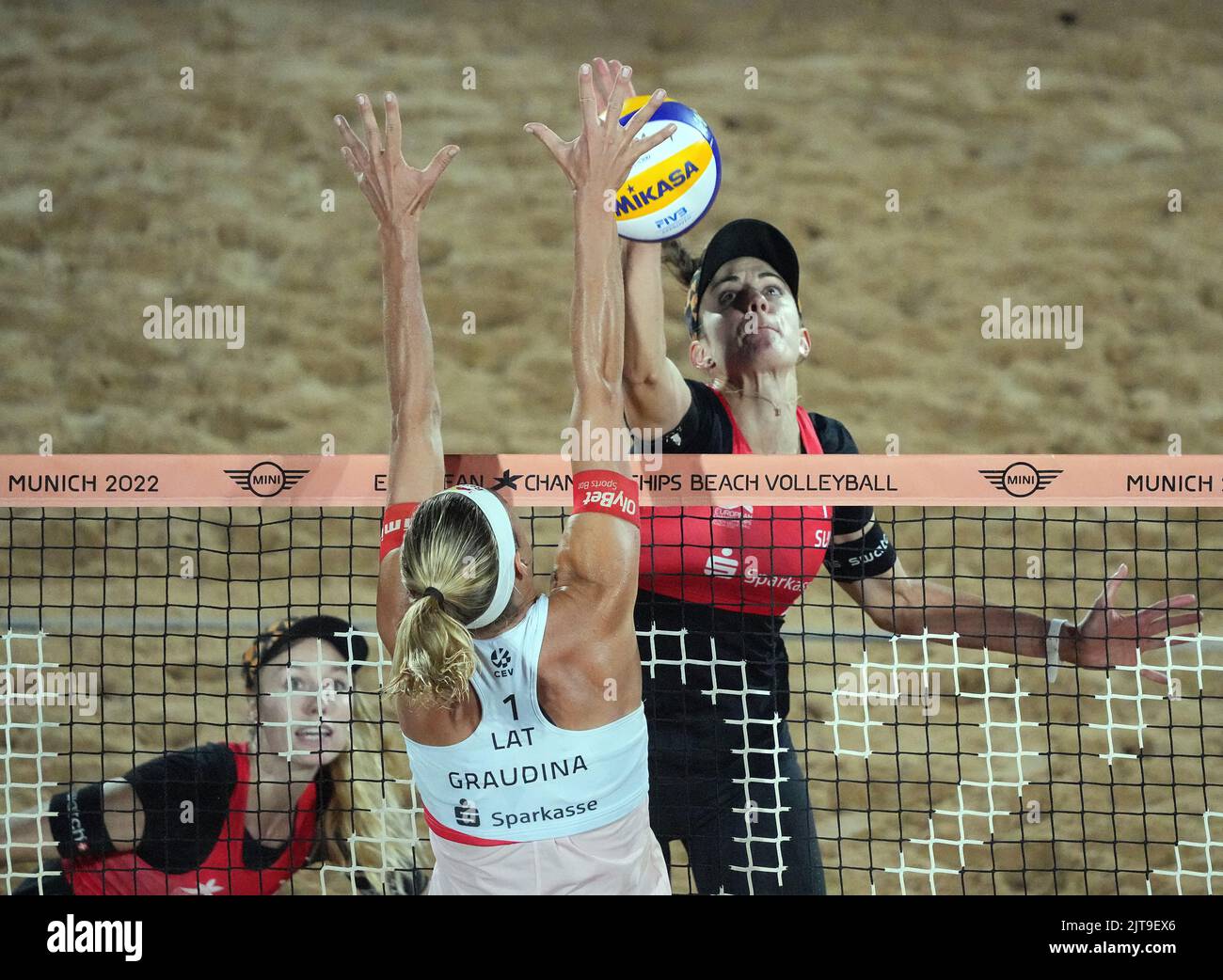 20 August 2022, Bavaria, Munich: Volleyball: European Championship ...