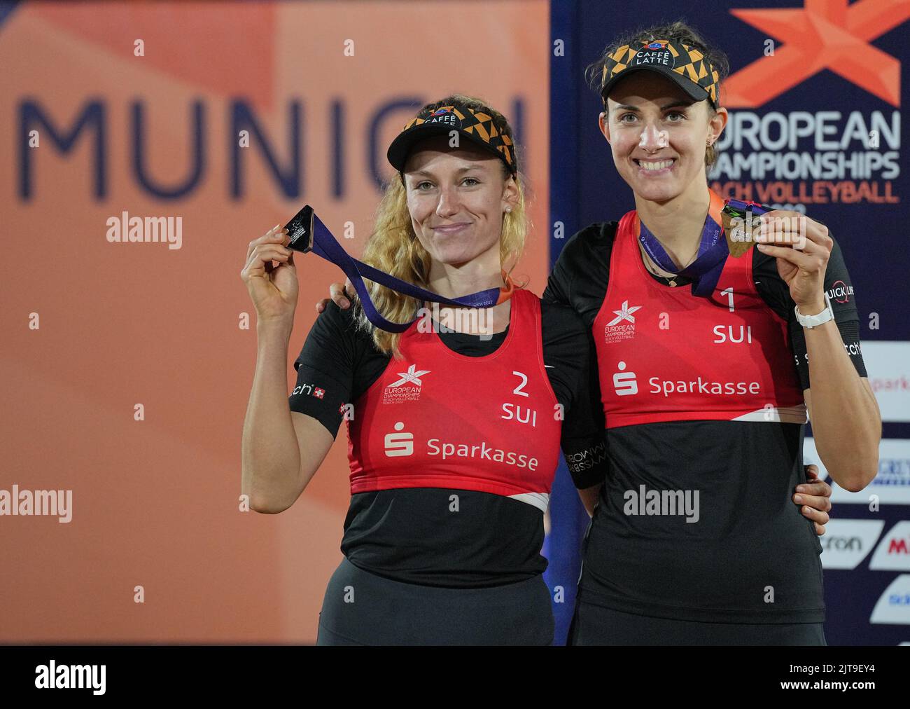 20 August 2022, Bavaria, Munich: Volleyball: European Championship ...