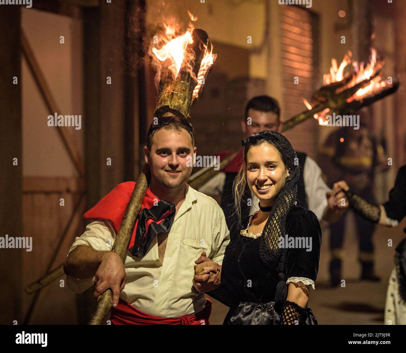 Pyrenean fire festivals hi-res stock photography and images - Alamy