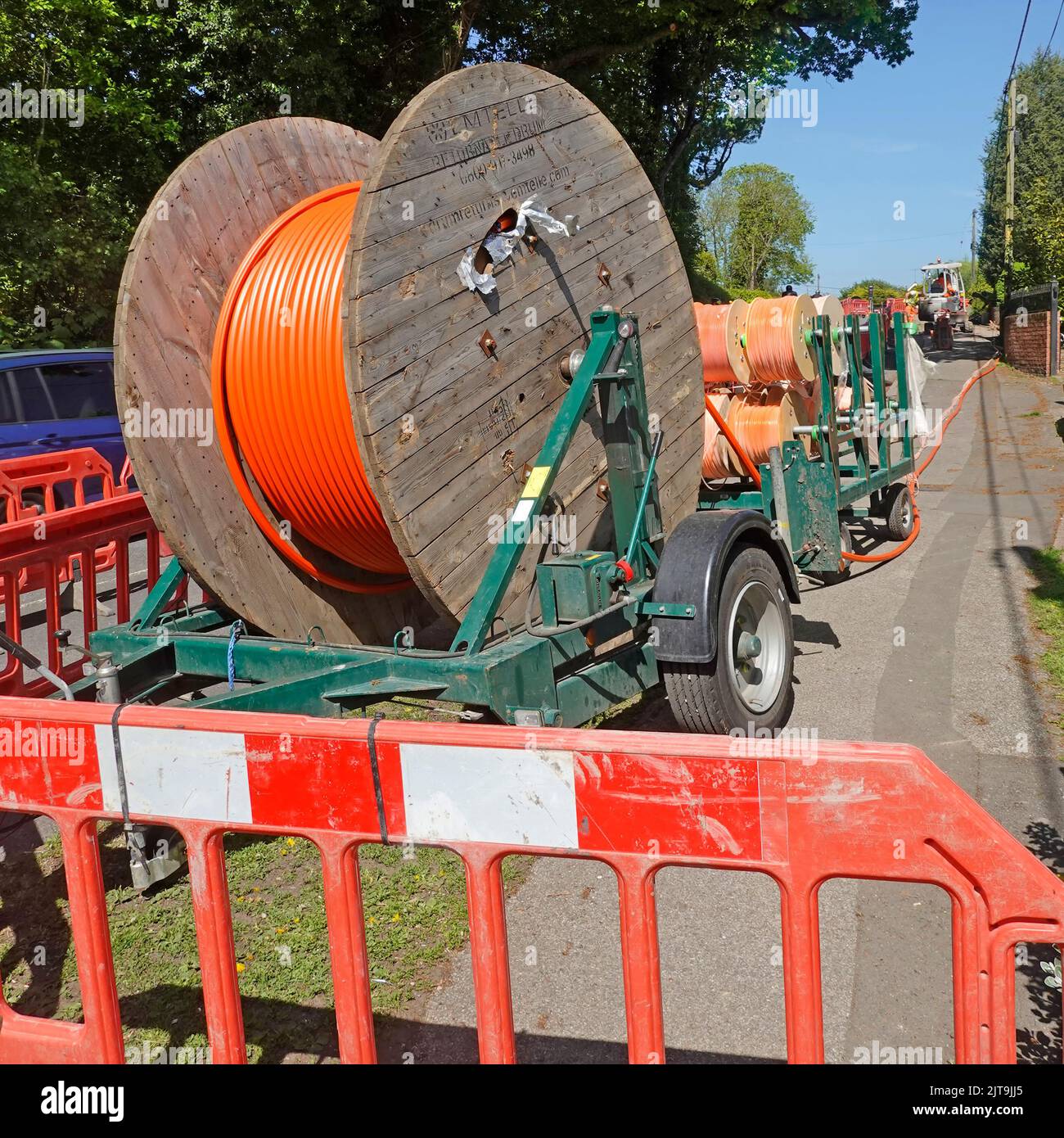 Fibre optics super fast broadband infrastructure project in rural Essex ...