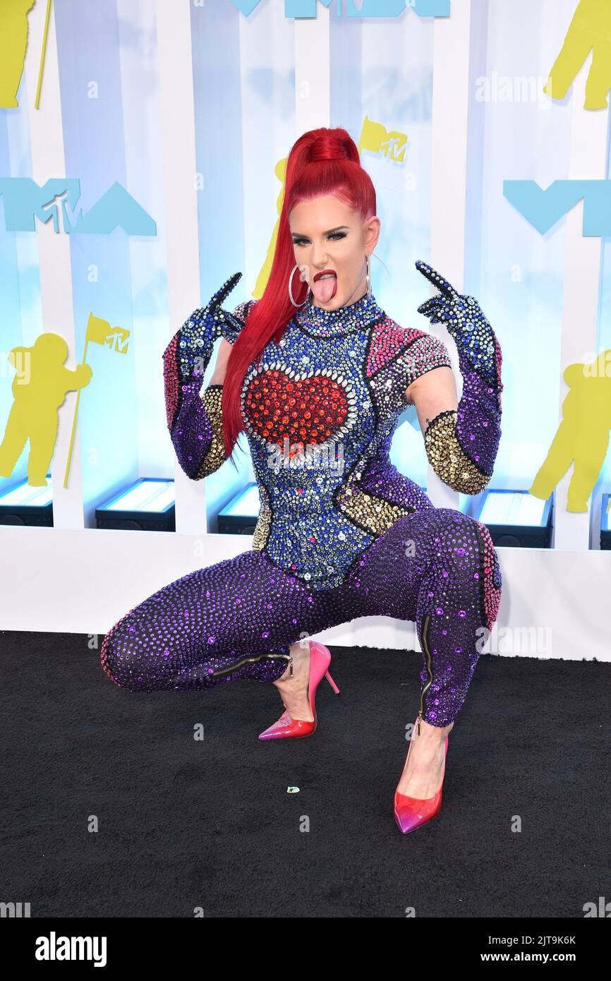 Newark, NJ, USA. 28th Aug, 2022. Justina Valentine at arrivals for MTV ...