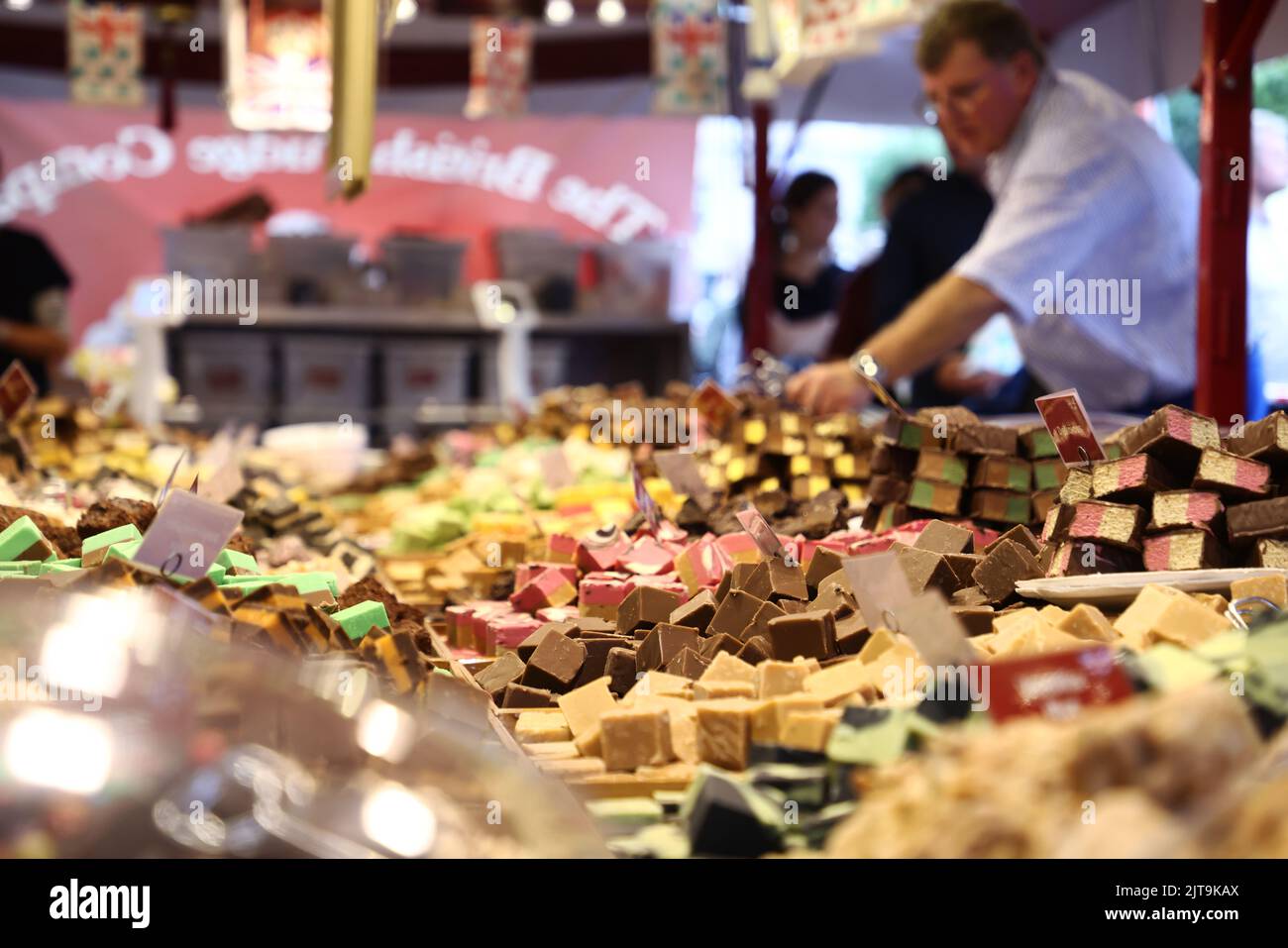 International food fair at Linköping Stadsfest, Linköping, Sweden ...