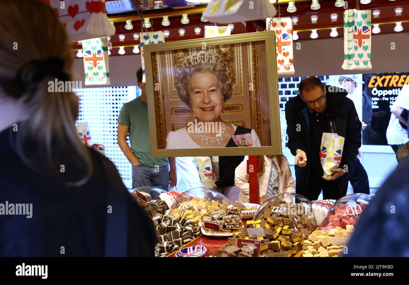 International food fair at Linköping Stadsfest, Linköping, Sweden ...