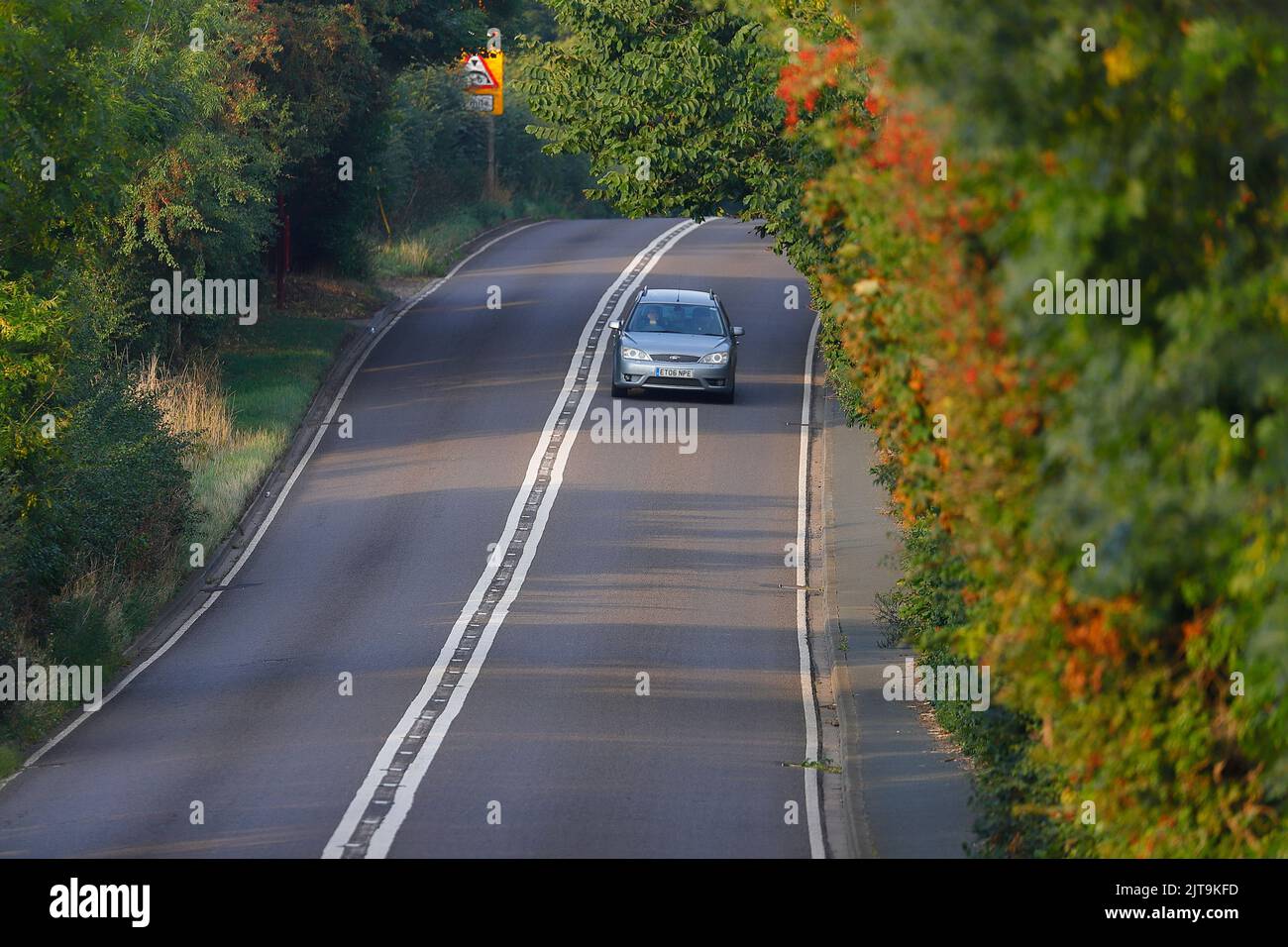 Dip in road hi-res stock photography and images - Alamy
