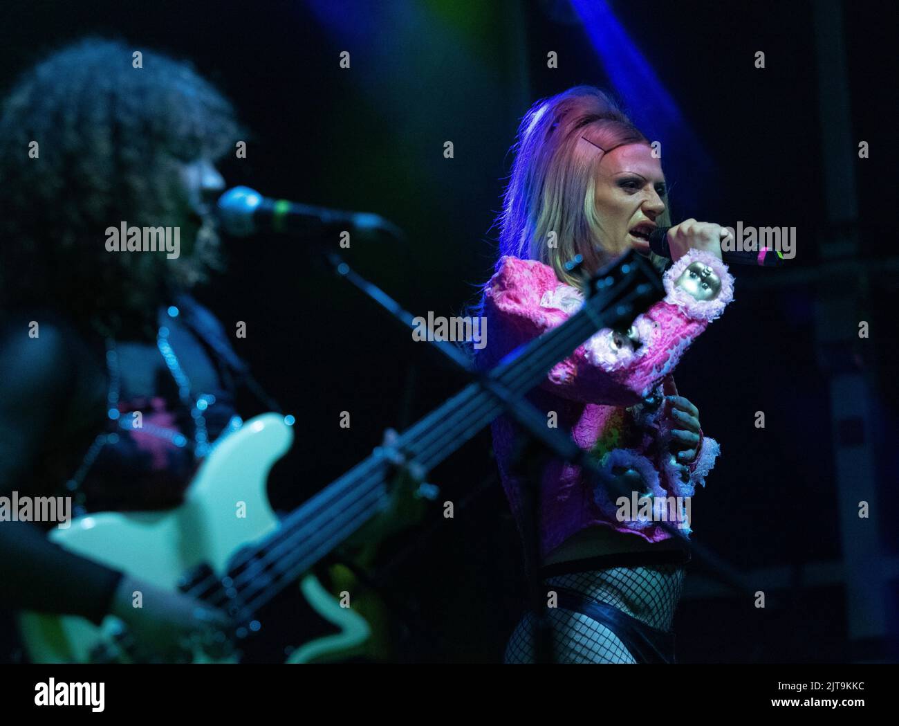 Manchester, UK. 28th Aug, 2022. Bimini ,British performer, recording ...