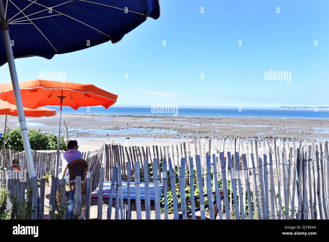 Plage du Butin in Honfleur - Calvados - Normandie - France Stock Photo ...